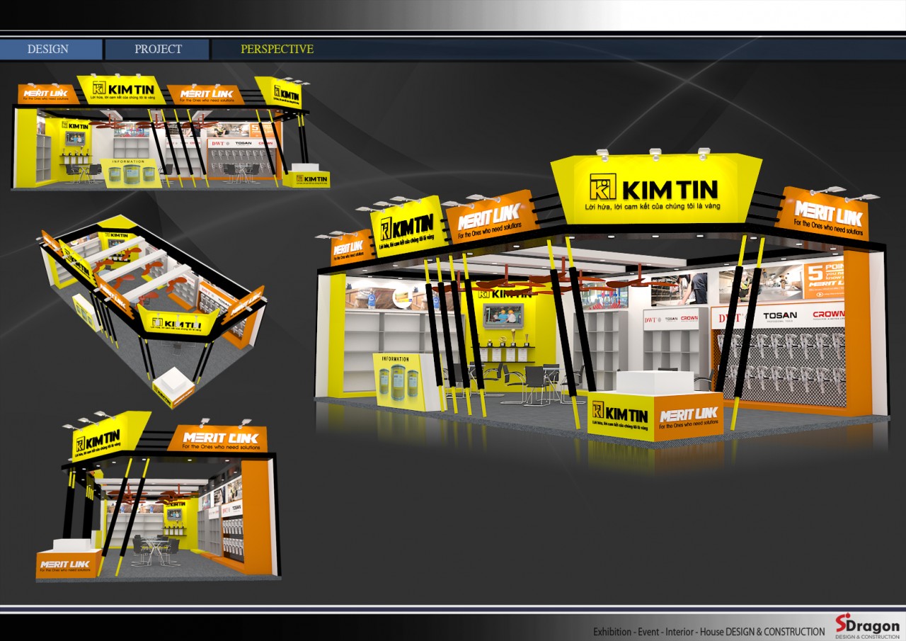 KIMTIN Booth Design & Construction - Sdragon