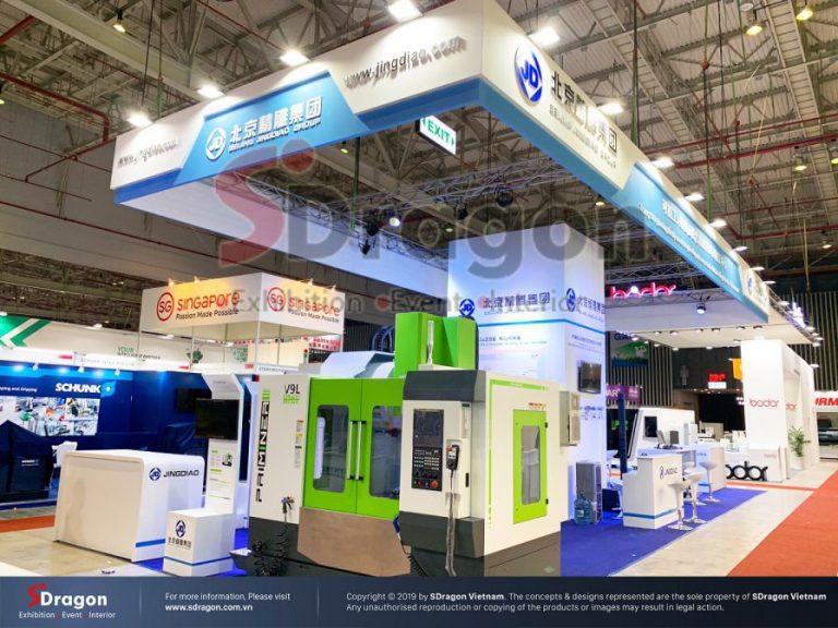 The booth is constructed by SDragon at VIMAF & VSIF 2019 - Sdragon