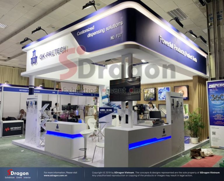 The booth is constructed by SDragon at VIMAF & VSIF 2019 - Sdragon